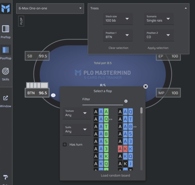 How to use 5-Card PLO Trainer: A Detailed Guide | PLO Mastermind